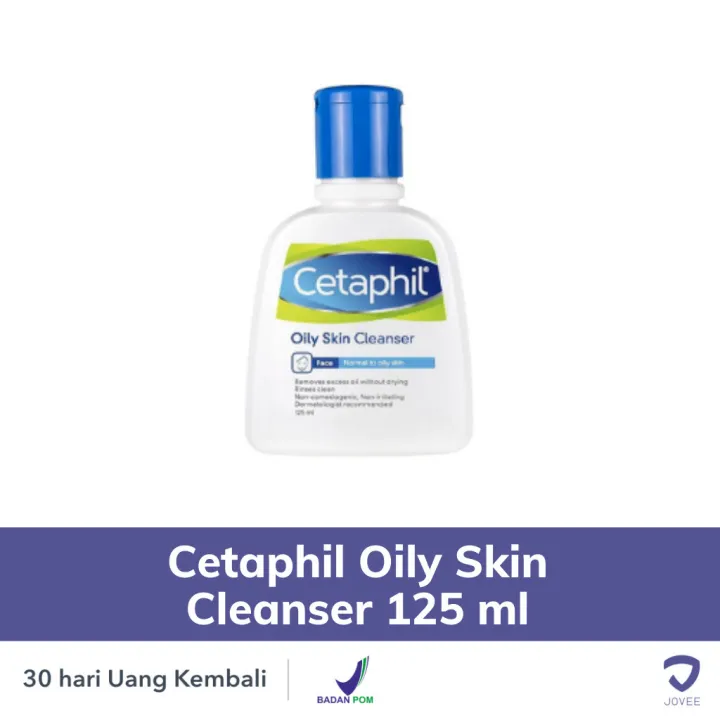 Cetaphil Oily Skin Cleanser - 125 ml - Sabun Pembersih Wajah - JOVEE ...