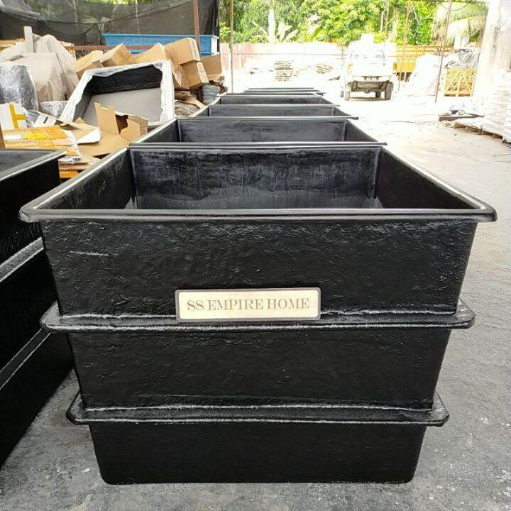 NEX 3.5 x3.5x3 Fiberglass Fish Tank Fiber Water Pond Aquarium Heavy ...