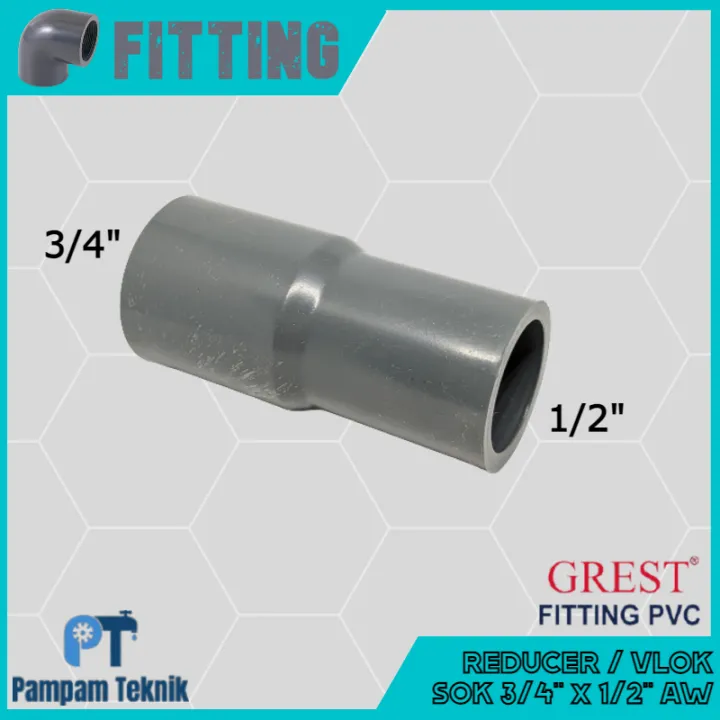 VLOK SOK 3/4 x 1/2 inci - PLOK SOCK 3/4x1/2 GREST - REDUCER SOCKET 3/4 ...