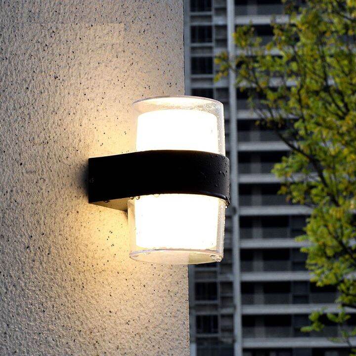 Outdoor LED Wall Lamp Lampu Dinding Lampu Effect Effect Light LED ...
