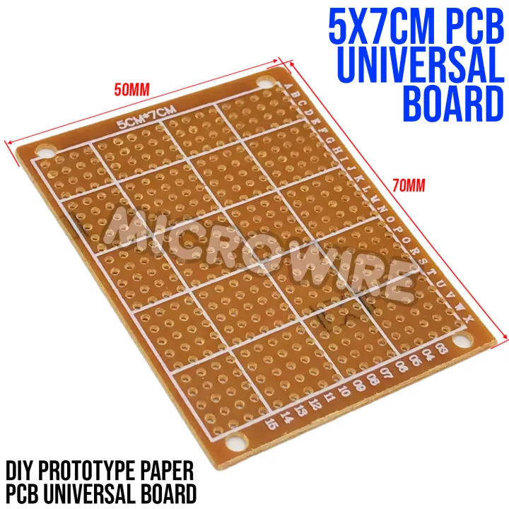 PCB 5x7 PCB 5cm 7cm DIY Prototype Paper PCB Universal Board | Lazada PH