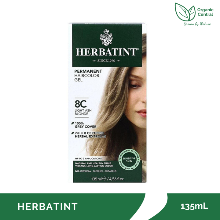Herbatint 8C Light Ash Blonde Hair Color 135mL | Lazada PH