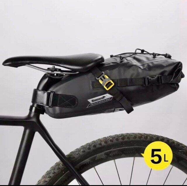 RhinoWalk 5L Saddle Bag. 100% Waterproof. Bikepacking, Touring ...