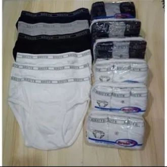 Brute brief ( 3 PCS. ) white and assorted color for men ( size: S, M, L ...