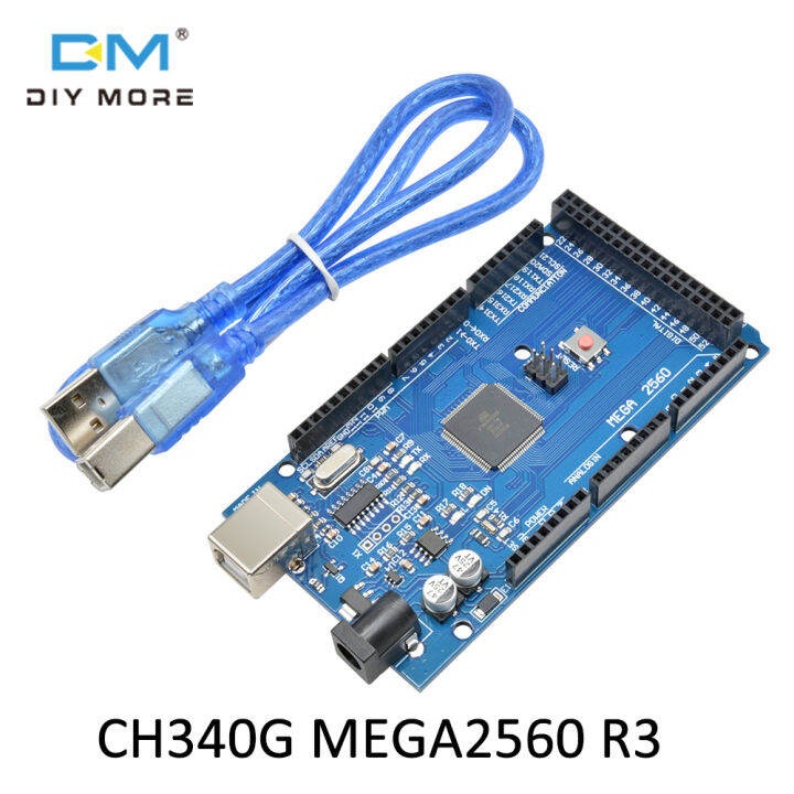 [100% Original] diymore 5V MEGA2560 MEGA 2560 R3 (ATmega2560-16AU ...
