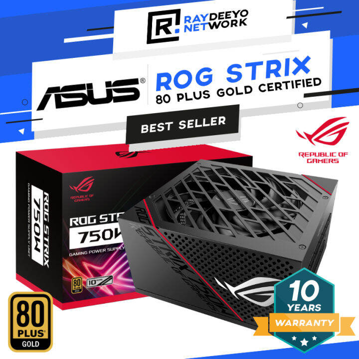 ASUS ROG STRIX 750G Full Modular Power Supply Unit PSU [80 Plus Gold ...