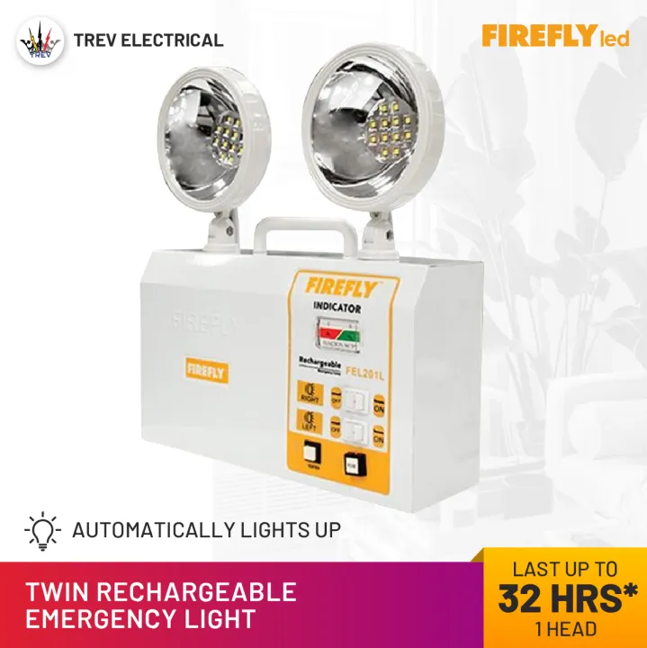 TREV Firefly Emergency Light FEL201L / Dual Optics FEL208L / Mini Dual ...