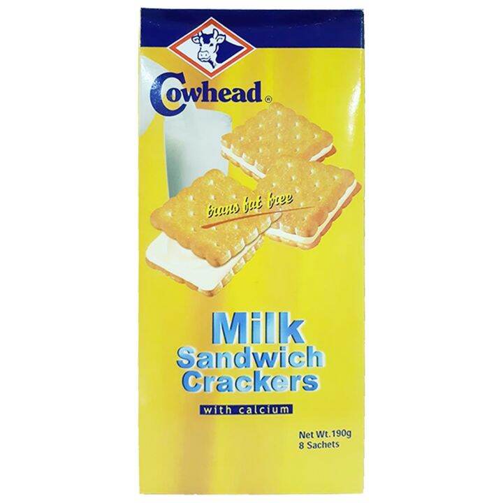 Cowhead Sandwich Crackers with Calcium 190g | Lazada PH