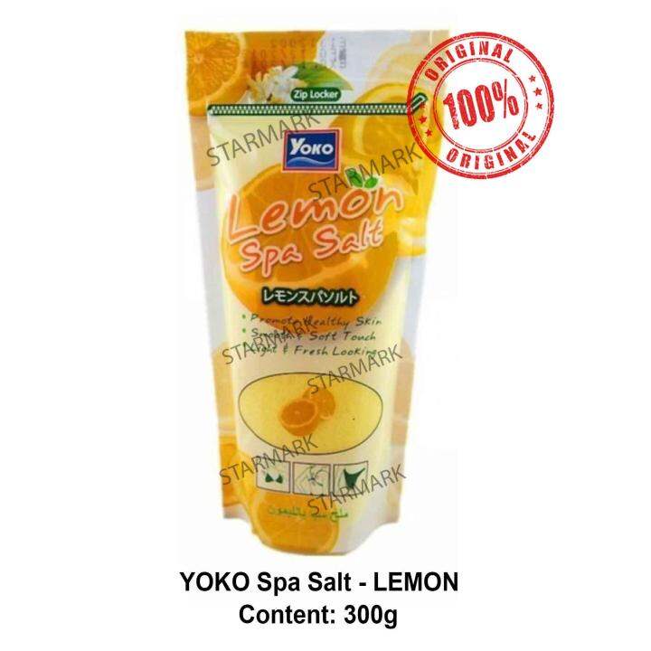 Yoko Spa Milk Salt - Lemon 300g 300 grams - Genuine and Original ...