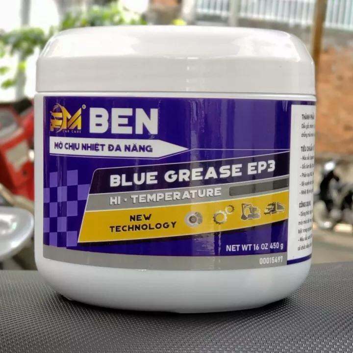 [Chợ Sài Gòn] MỠ XANH ĐEN CHỊU NHIỆT BEN BLUE GREASE EP3 450GR CHỊU 260 ...