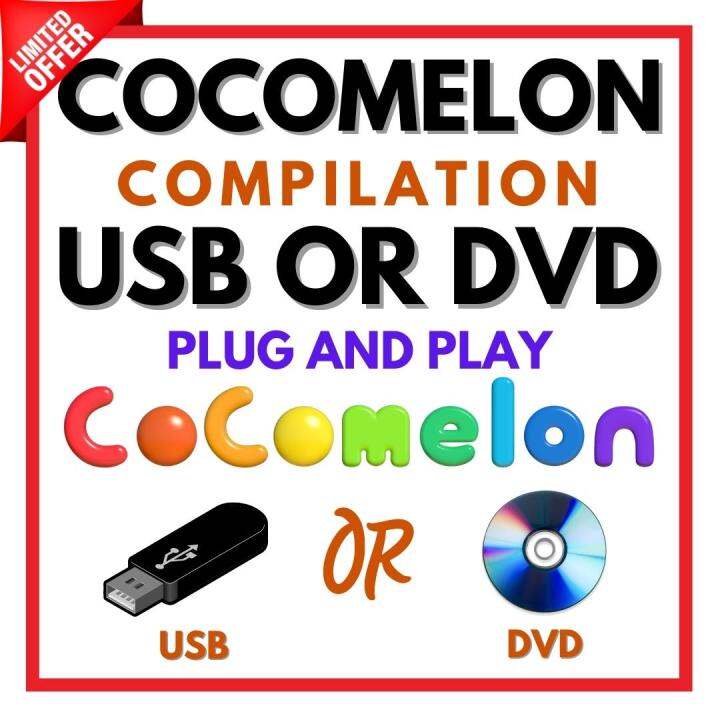 Cocomelon Compilation Educational Songs for Kids and Babies USB or DVD Plug and Play | Lazada PH