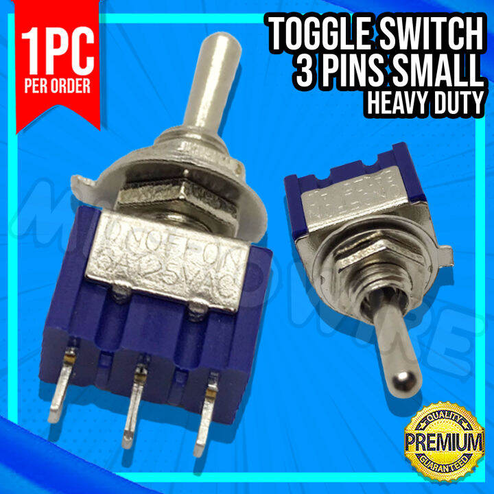 Toggle Switch 3 Pins Small Heavy Duty ( Per Piece ) | Lazada PH