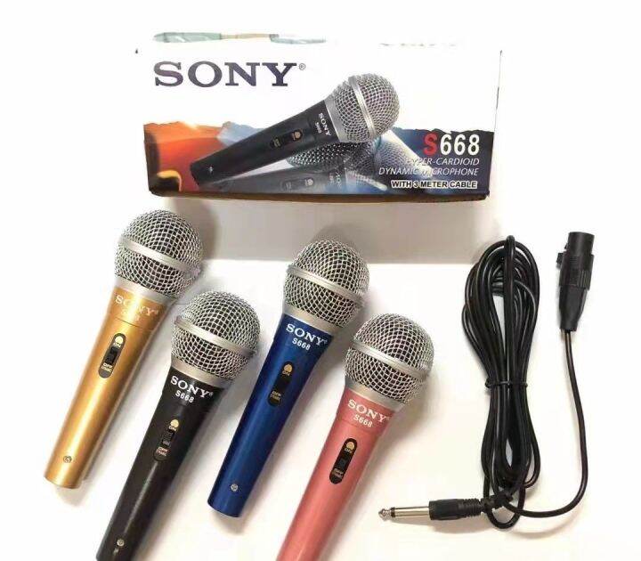 SONY S668 Hyper-Cardioid Professional Dynamic Microphone | Lazada PH