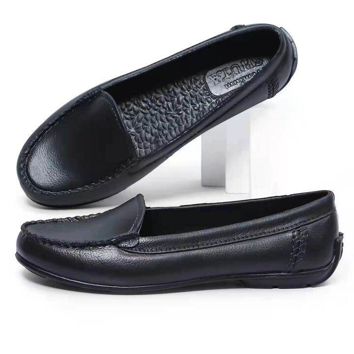 Women Black Shoes Waterproof Flexible For School ,Work Formal Size 24 ...