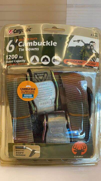 CargoLoc 6’ Motorcycle Tie Down-STT-CLRSTK-18 | Lazada