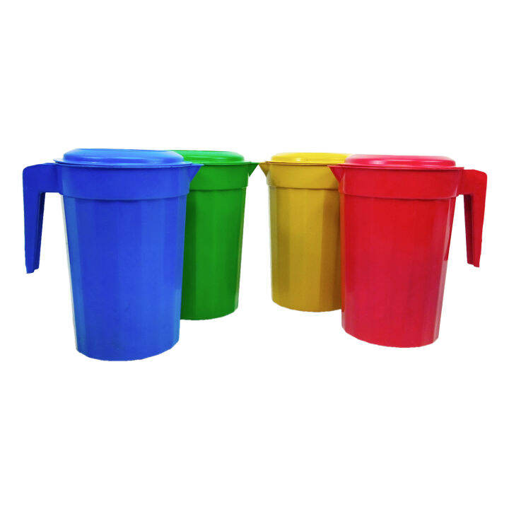 H&H Multipurpose Reusable Plastic Colorful Transparent Pitcher Pitchel ...