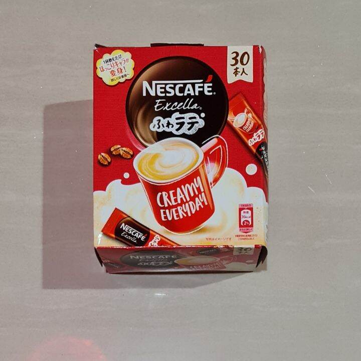 Kopi Nescafe Excella Fluffy Fuwa Latte Instant Coffee 30 x 7,4 Gram | Lazada Indonesia