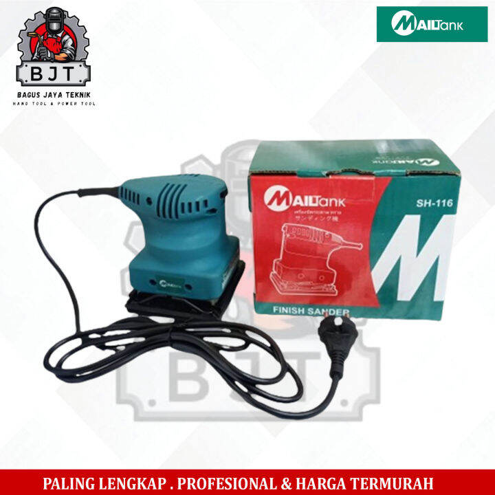 MAILTANK Finish Sander SH-116 Mesin Amplas Listrik Ampelas Elektrik ...