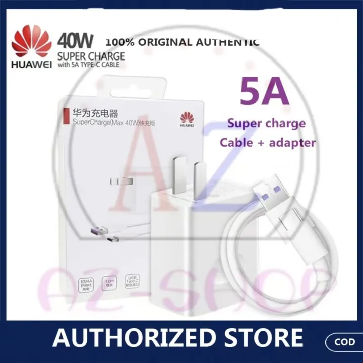 Huawei Original 5A Super Charger ( 22.5W ) Type-C Data Sync Cable ...