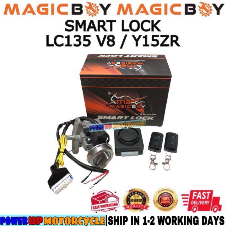 Y15ZR Y15 LC135 V8 FI MAGIC BOY SMART LOCK KEYLESS MAIN SWITCH SEAT ...