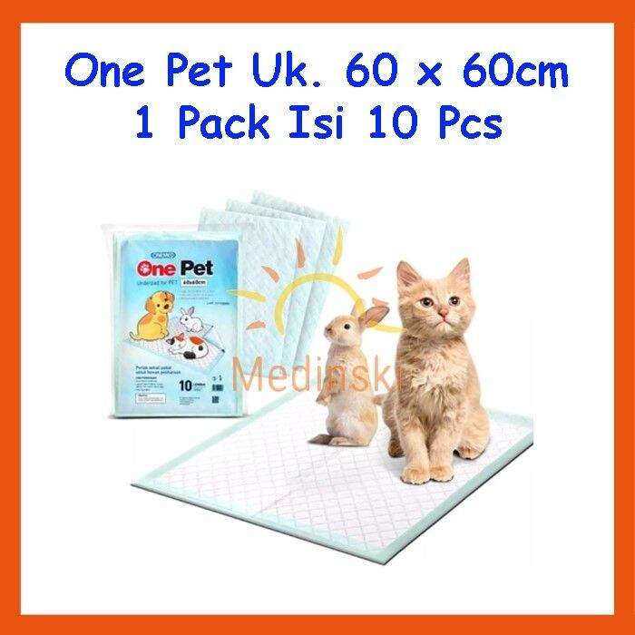 Onepet Underpad One Pet 60x60 OneMed 60 x 60 cm Tatakan Kencing Hewan ...