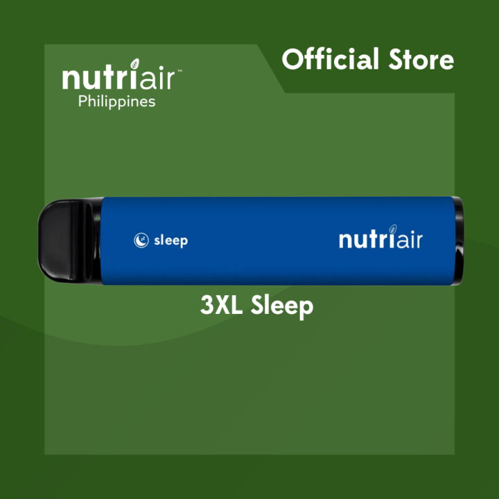 Nutriair 3XL Sleep (Melatonin) 1500 Puffs Inhalable Vitamins & Supplements (No Nic, No Tobacco ...