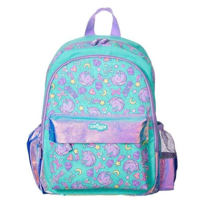 [READY STOCK] [ORIGINAL] Smiggle green Unicorn Junior Hoodie Backpack 3 ...