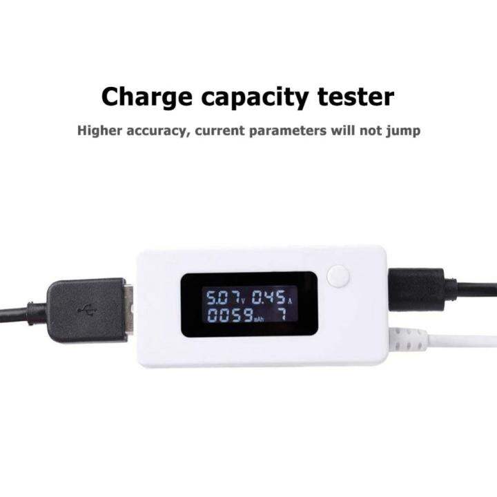 LCD Micro USB Tester Digital DC Volt Amp Power Meter Power Bank ...
