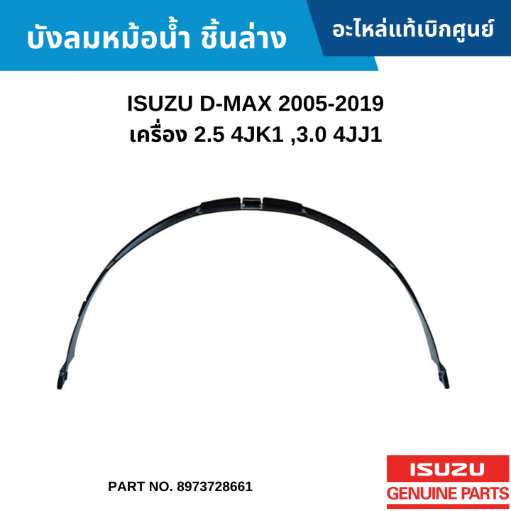 #IS บังลมหม้อน้ำ ชิ้นล่าง ISUZU D-MAX 2005-2019 เครื่อง 2.5 4JK1 ,3.0 ...