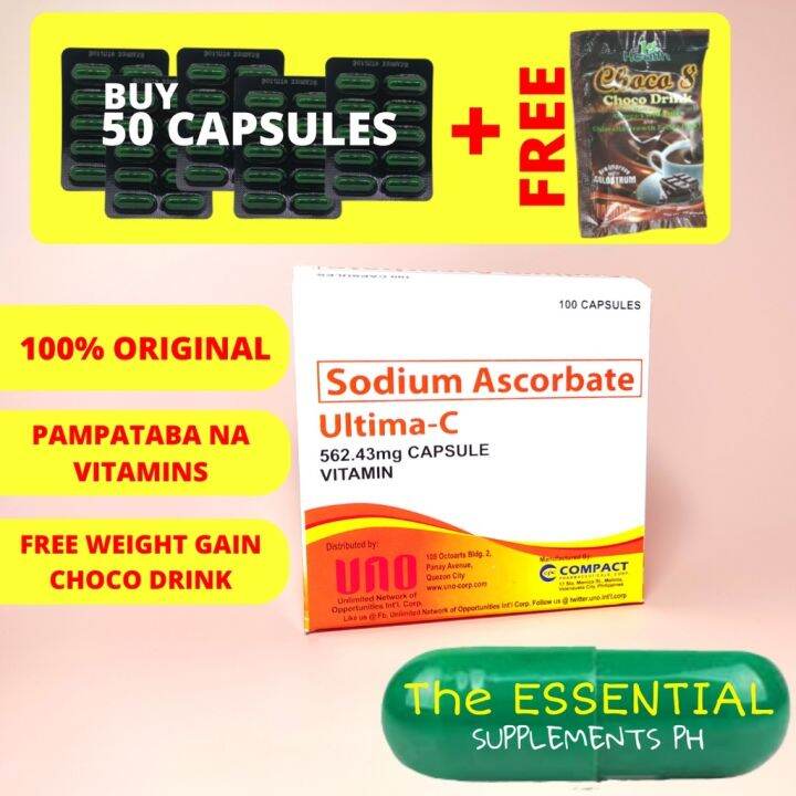 Go the distance Ultima C 50 caps 100 orig vitamins na pampataba for ...