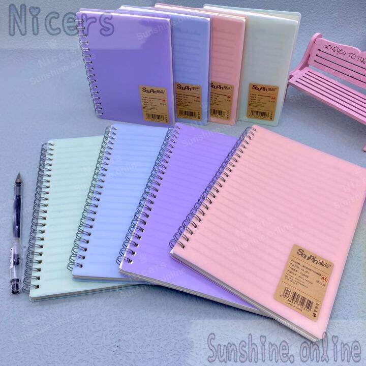 Soupin Binder Notebook A5, A6 Pastel color cover | Lazada PH
