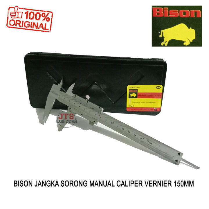 TERMURAH!!! BISON Sigmat Caliper Vernier Scale 150mm Jangka Sorong ...