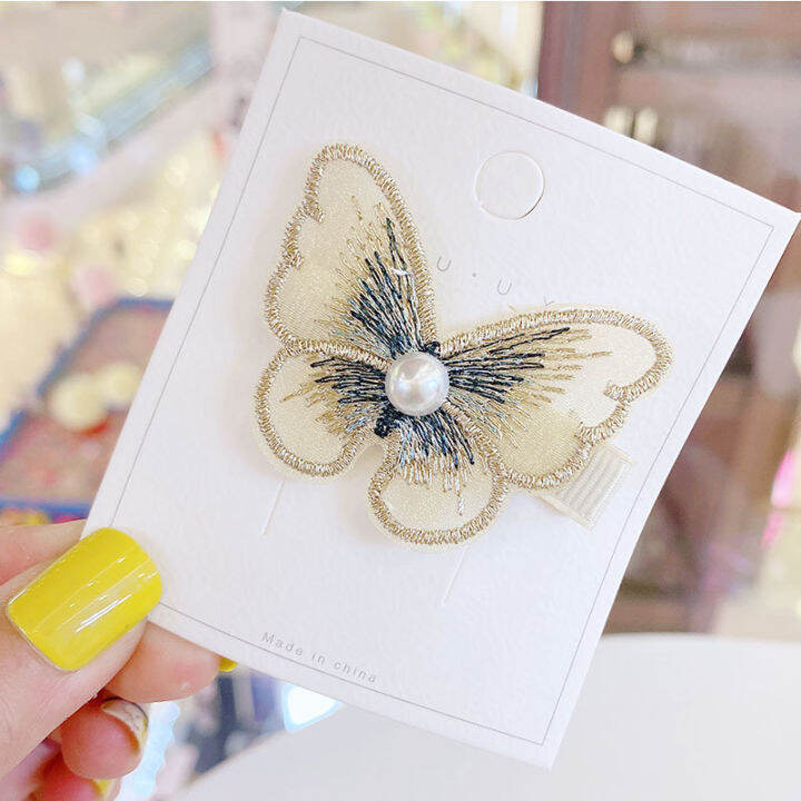 MEIMU เครื่องประดับผมกิ๊ฟติดผมกิ๊บติดผมผีเสื้อ MODE Korea ใหม่สำหรับ ...