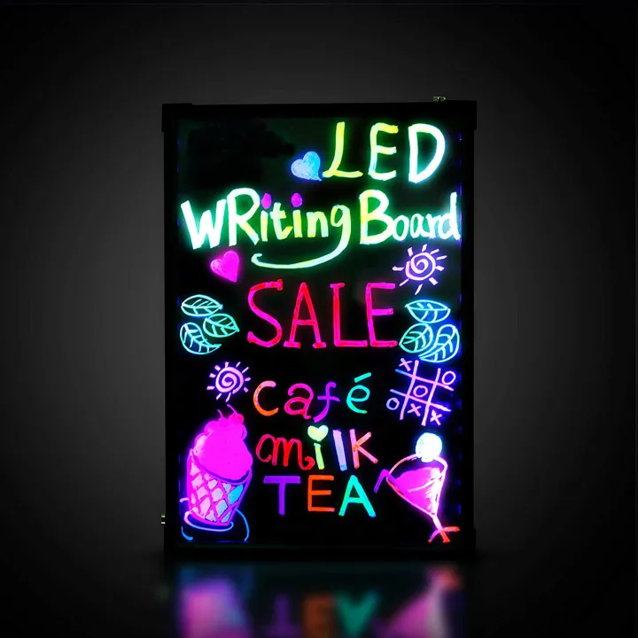 Restaurant Message Menu Sign 16'' x 12" Illuminated Erasable Neon ...