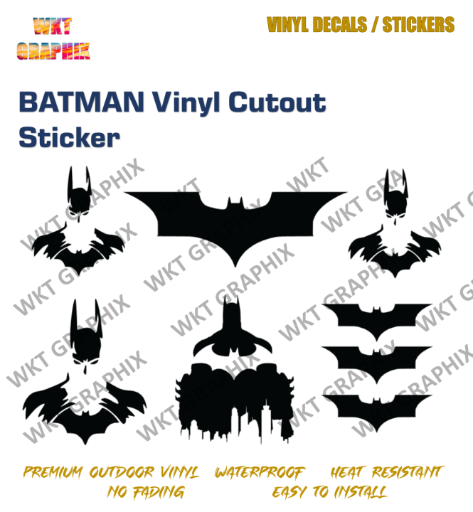 Batman Waterproof Vinyl Cutout Sticker / Decal | Lazada PH