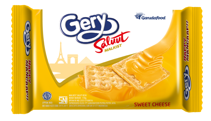 Gery SALUUT Sweet Cheese Crackers 100gm | Lazada