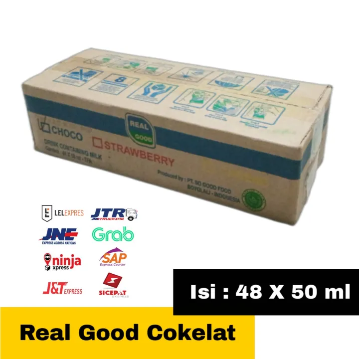 1 Dus Real Good Rasa Cokelat Isi 48 Pcs 50ml Susu Bantal | Lazada Indonesia