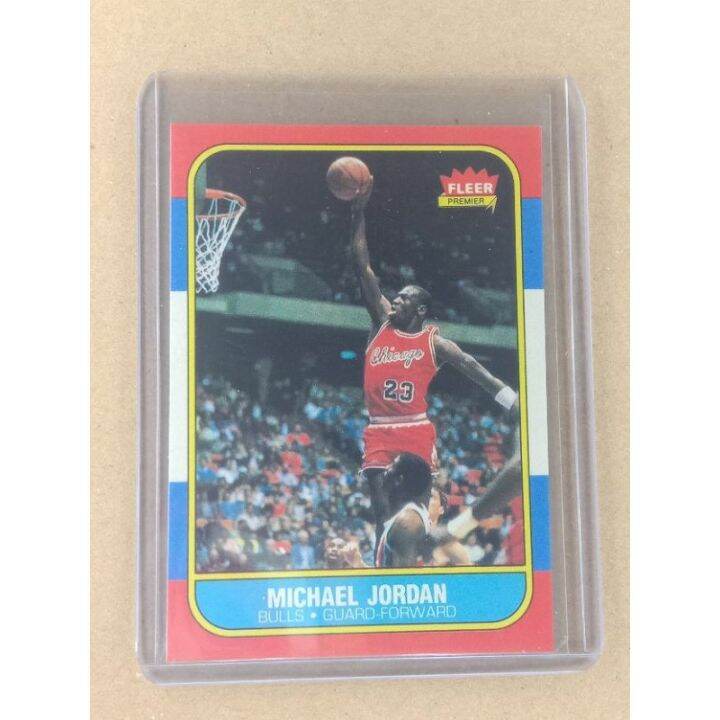 【COD】lixiaxv8404126 1986 FLEER Michael Jordan REPRINT Rookie Card NBA ...