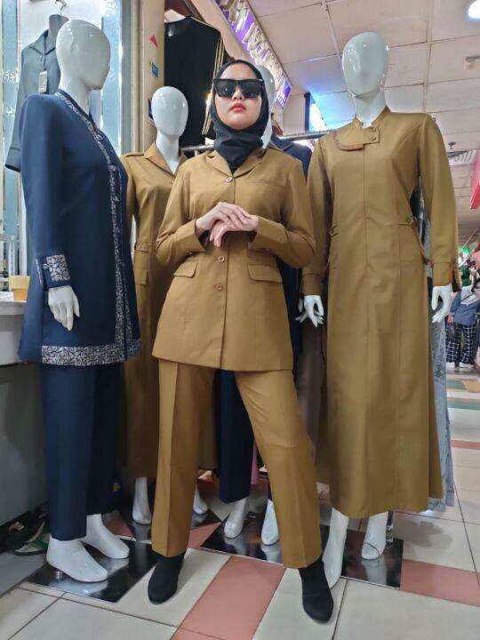 seragam pemda wanita terbaru/ seragam pns kheki tua wanita/ seragam asn ... seragam pemda wanita terbaru/ seragam pns kheki tua wanita/ seragam asn ...