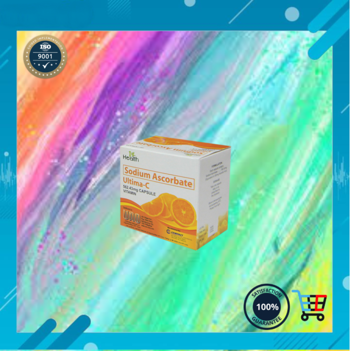 ULTIMA-C 100% ORIGINAL 10 blister (100capsules) (sodium ascorbate ...