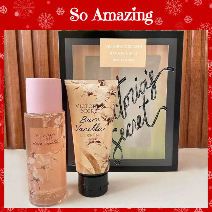 VICTORIA'S SECRET Perfume and Lotion Fragrance Mist 100ml 2in1 Gift Set ...