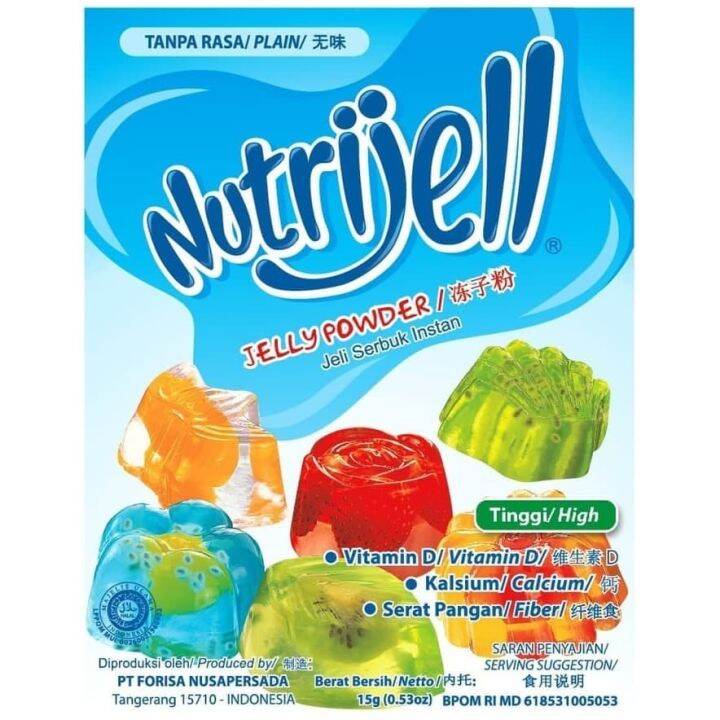 Nutrijel Plain 15gr X 12 / Box | Lazada Indonesia