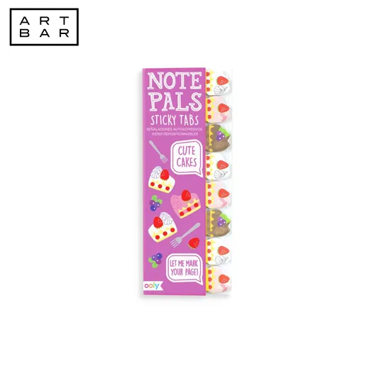Ooly Note Pals Sticky Note Tabs 121-022 Cute Cakes 1 Pack - Art Bar PH ...