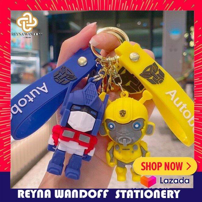 Optimus Prime Keychain Bumblebee Transformers Cartoon Design Keychain ...