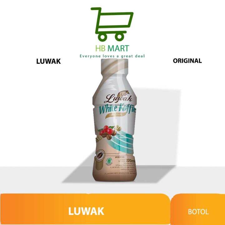 MINUMAN LUWAK WHITE KOFFIE ORIGINAL BOTOL 220ML | Lazada Indonesia