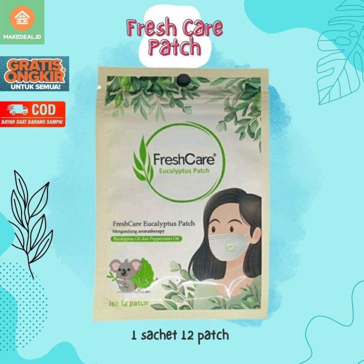 Fresh Care Stiker Masker Patch 1 Pouch Eucalyptus Pack Freshcare Box ...