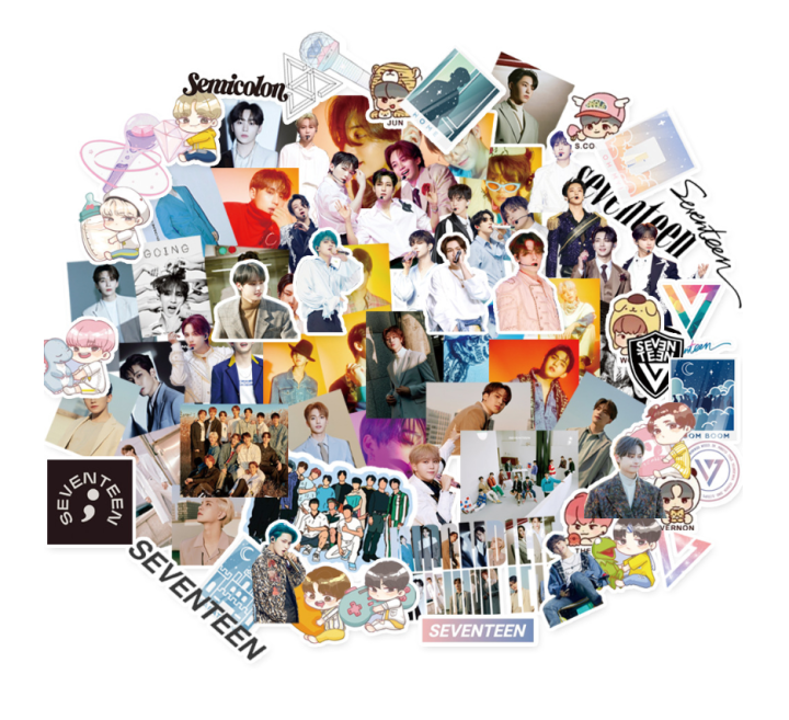 85pcs/set Seventeen Deco Sticker (85 / 107 pcs per set) FML Attacca ...