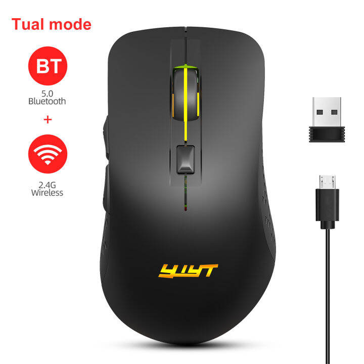 Fast Deliver Double Modes 2.4 G Wireless Game Bluetooth 5.1 2400dpi ...