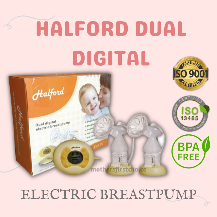 HALFORD Dual Digital Electric Breast Pump / Pump Susu | Lazada