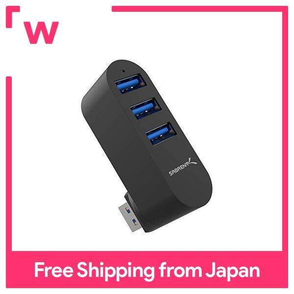 Sabrent Mini Usb Hub 3 Port Usb 3 0 Premium Aluminum 90° 180